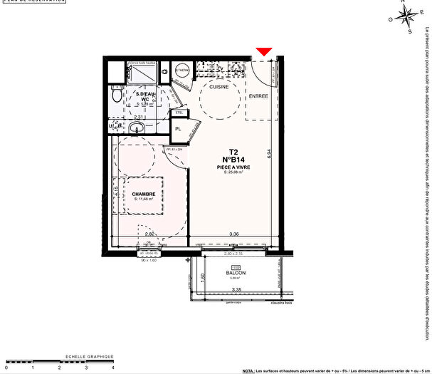 Appartement à vendre - Saint-Pol-de-Léon - 2 pièces - 1 chambre