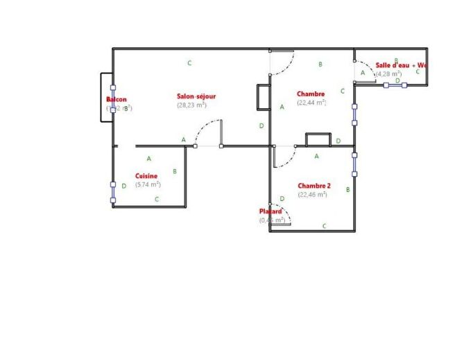 Maison à vendre - Remoulins - 3 pièces - 2 chambres