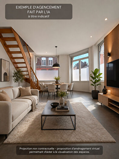 Appartement 4 pièces à vendre à Lille, Wazemmes