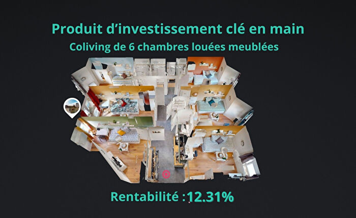 Appartement à vendre - Pierrefitte-sur-Seine, Nord - 6 pièces - 6 chambres