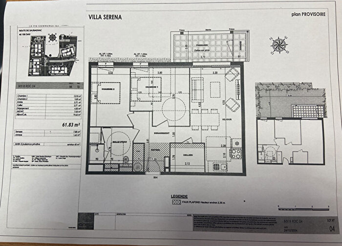 Appartement 3 pièces à Dax, Saubagnacq, Berre, à vendre