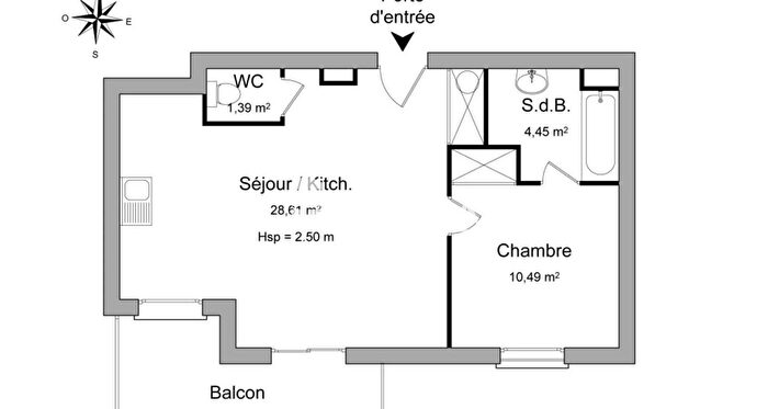 Villemoisson-sur-Orge - Appartement 2 pièces à louer