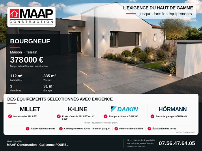 Bourgneuf - Maison 4 pièces à vendre