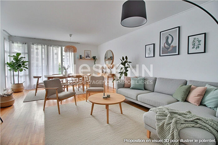Courbevoie, Bécon : Appartement 4 pièces à vendre