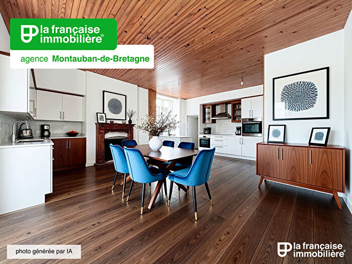 Appartement à vendre - Montauban-de-Bretagne - 3 pièces - 1 chambre