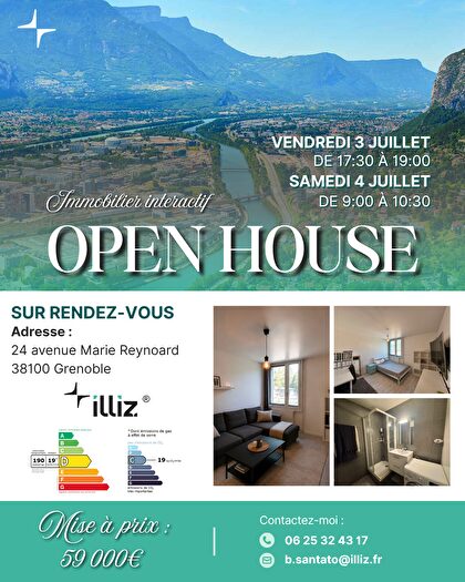 Appartement 2 pièces à vendre - Grenoble, Village Olympique