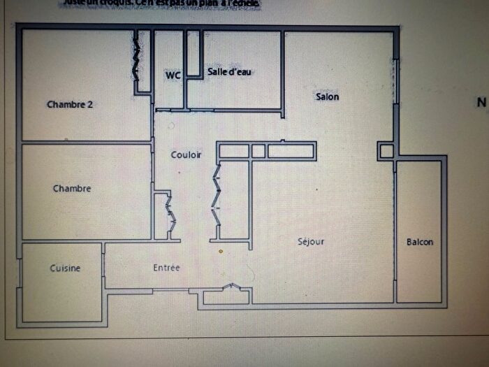 Appartement à vendre - Cergy - 4 pièces - 2 chambres