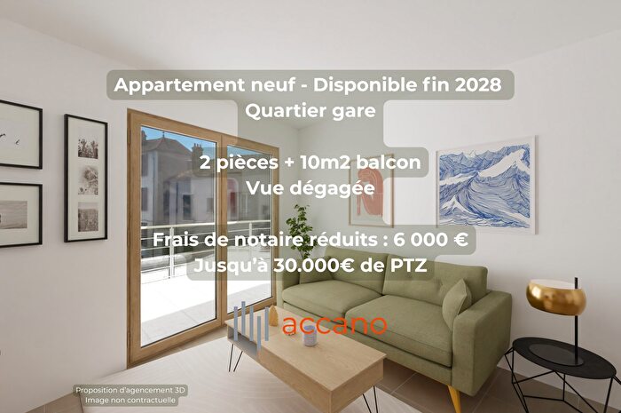 Appartement à vendre - Annecy, Romains - 2 pièces - 1 chambre