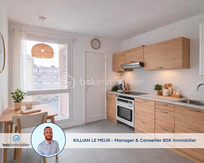 Appartement à vendre - Quimper, Kermoysan - 3 pièces - 2 chambres