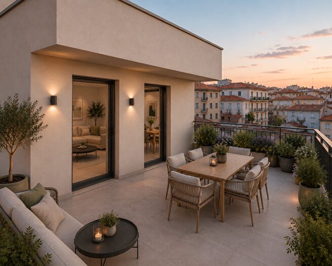 Nice, Gambetta : Maison 3 pièces à vendre