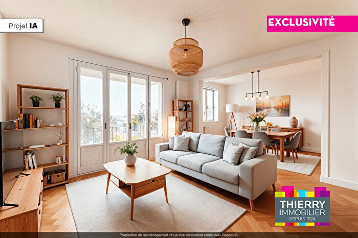 Appartement à vendre - Nantes, Eraudière, La Marrière, Rond-point de Paris - 3 pièces - 2 chambres