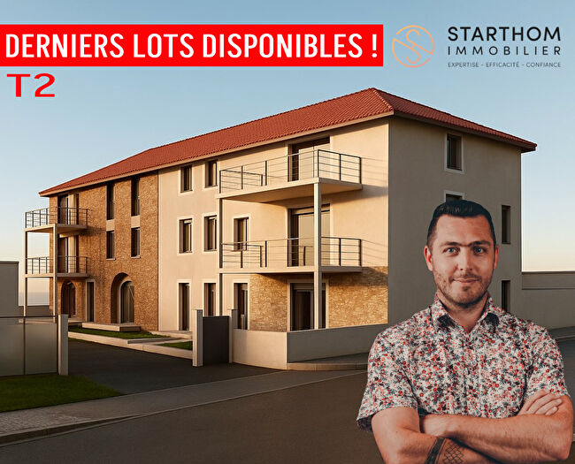 Appartement à vendre - Moirans - 2 pièces - 1 chambre