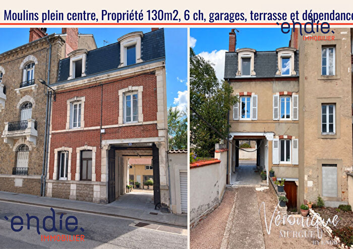Moulins, Centre-ville : Maison 5 pièces à vendre