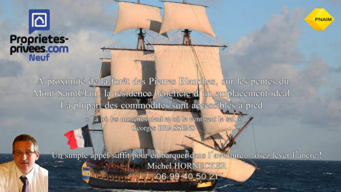 Appartement à vendre - Sète, Château Vert - 4 pièces - 3 chambres