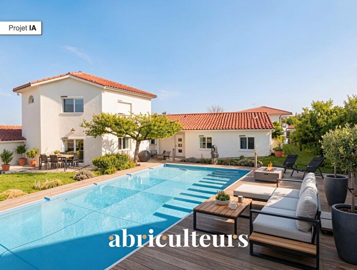 Maison à vendre - Échalas - 6 pièces - 4 chambres