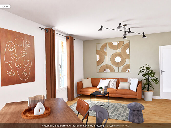 Appartement 3 pièces à vendre à Bondy, La Mare à Veuve