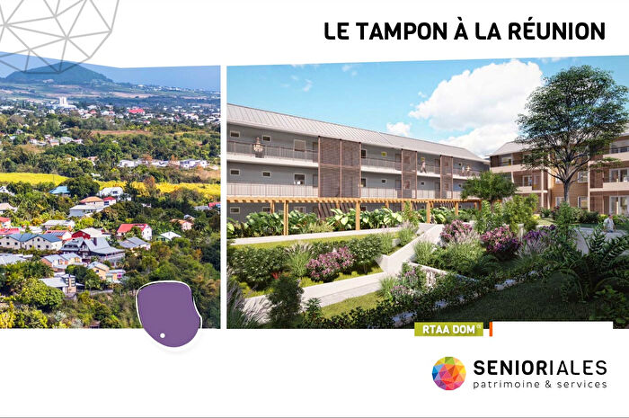 Appartement à vendre - Le Tampon, Terrain Fleury, La Pointe - 2 pièces - 1 chambre