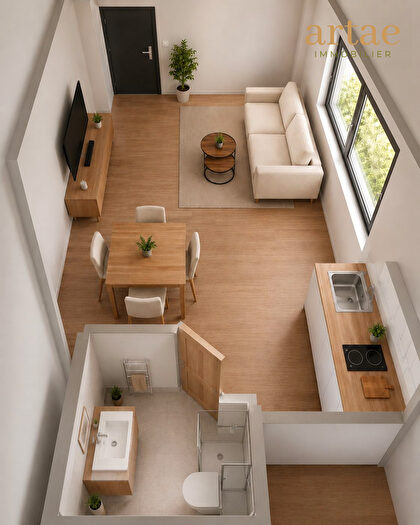 Appartement 1 pièce à Saint-Genis-Laval, Barolles, à vendre