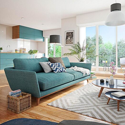 Appartement à vendre - Coupvray - 3 pièces - 2 chambres