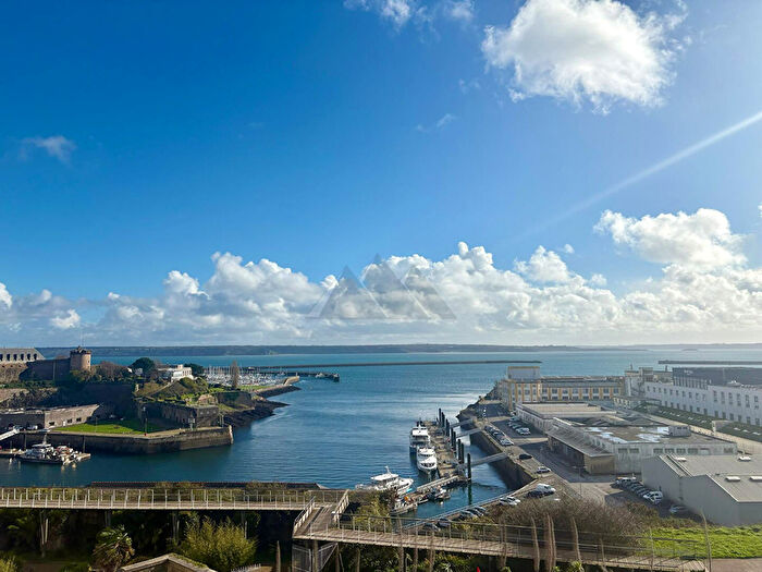 Appartement à vendre - Brest, Recouvrance, Capucins - 3 pièces - 2 chambres