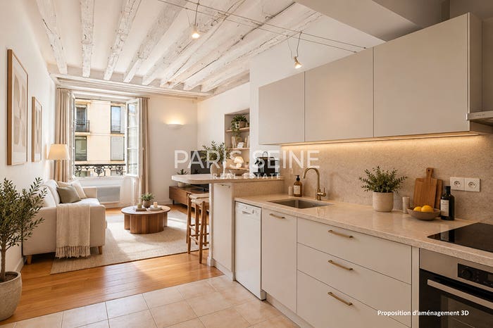 Appartement 2 pièces à Paris 15ème, Cambronne, Garibaldi, à vendre