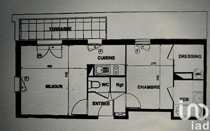 Appartement à vendre - Montrabé - 2 pièces - 1 chambre