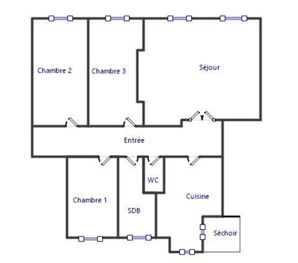 Appartement à vendre - Asnières-sur-Seine, Gresillons, Voltaire - 4 pièces - 3 chambres