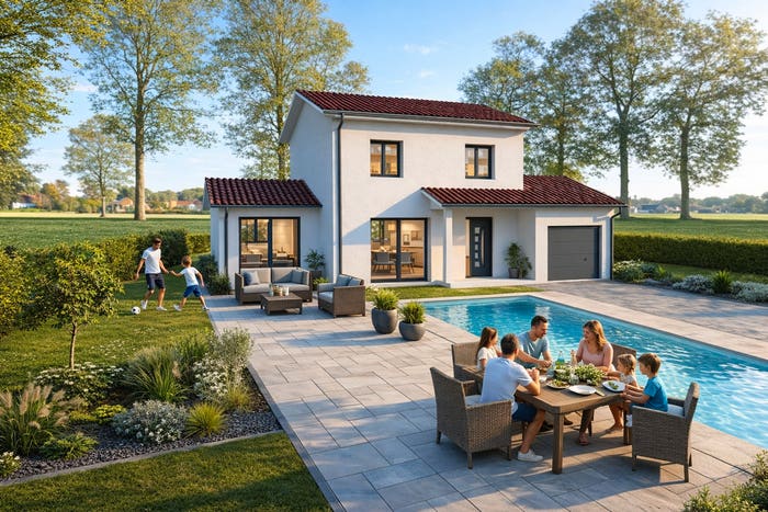 Maison 4 pièces à vendre - Saint-Bonnet-de-Mure