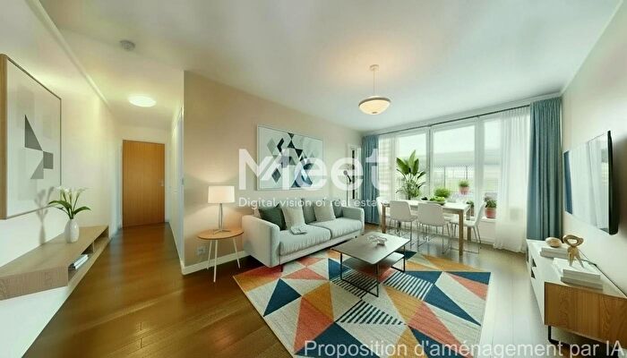 Appartement à vendre - Vitry-sur-Seine, Centre-ville - 3 pièces - 2 chambres