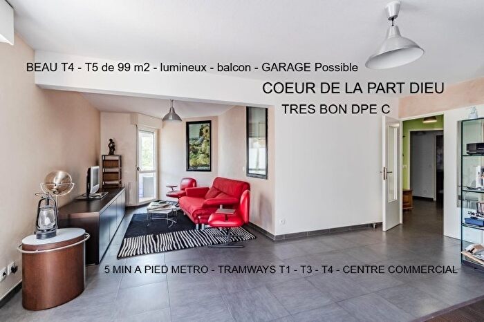 Appartement 4 pièces à Lyon 3ème, Voltaire, Part Dieu, à vendre