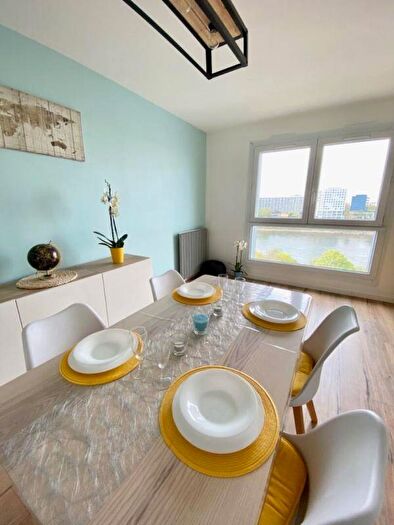 Appartement à louer - Ile Beaulieu, Nantes - 3 pièces - 2 chambres