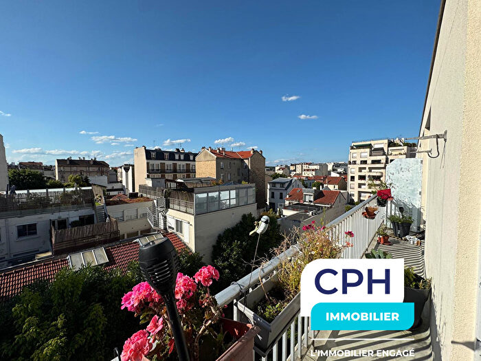 Appartement à vendre - Courbevoie, Gambetta, La Défense - 4 pièces - 2 chambres