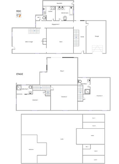 Maison à vendre - Gommecourt - 7 pièces - 4 chambres
