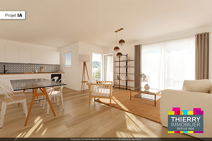 Appartement à vendre - Nantes, Saint-Donatien, Tortière - 4 pièces - 3 chambres