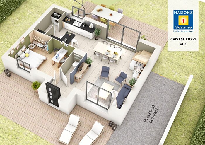 Maison à vendre - Coutevroult - 7 pièces - 5 chambres