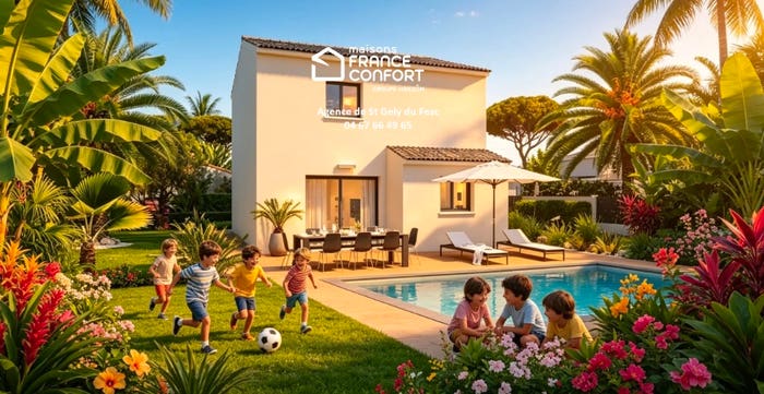 Maison 4 pièces à vendre - Poussan