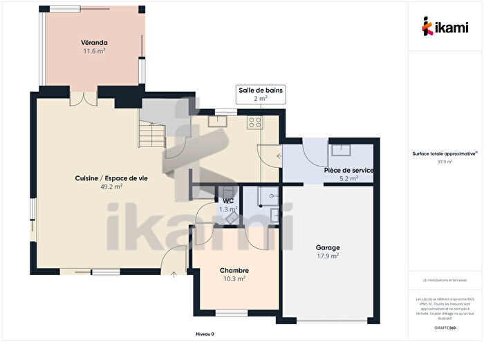 Maison à vendre - Guidel - 5 pièces - 4 chambres