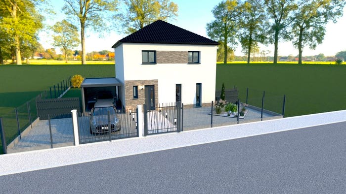 Chérisy - Maison 5 pièces à vendre