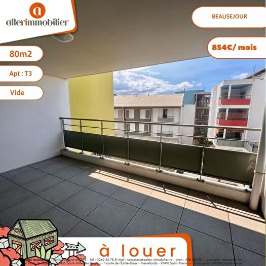 Appartement à louer - Sainte-Marie - 3 pièces - 2 chambres