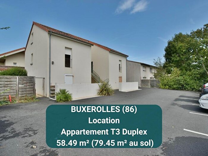 Buxerolles : Appartement 3 pièces à louer
