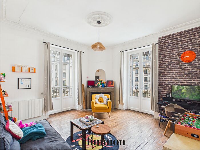 Lyon 6ème, Les Brotteaux : Appartement 3 pièces à vendre
