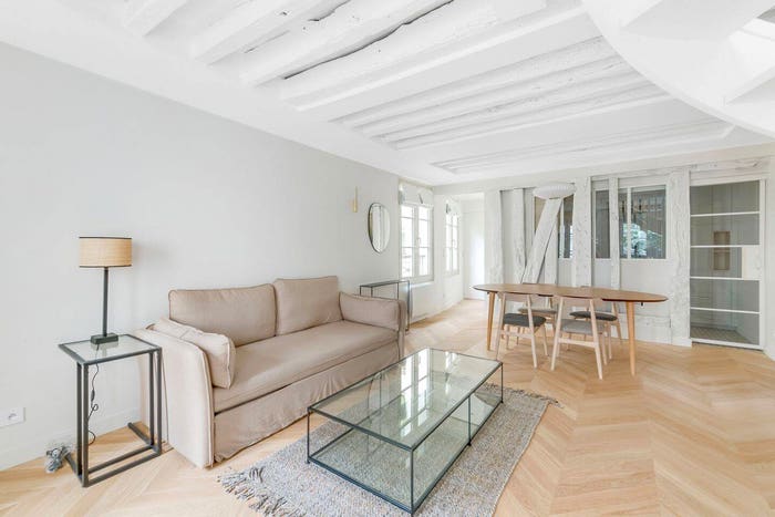 Enfants Rouges, Paris 3ème arrondissement - Appartement 2 pièces à louer