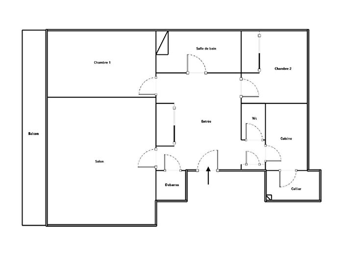 Appartement à vendre - Villeurbanne, Ferrandière, Maisons Neuves - 4 pièces - 3 chambres