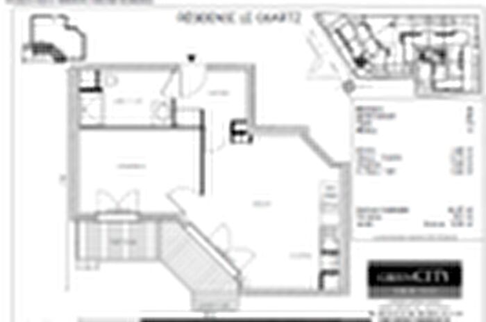 Appartement à louer - Chennevières-sur-Marne, La Maillarde - 2 pièces - 1 chambre