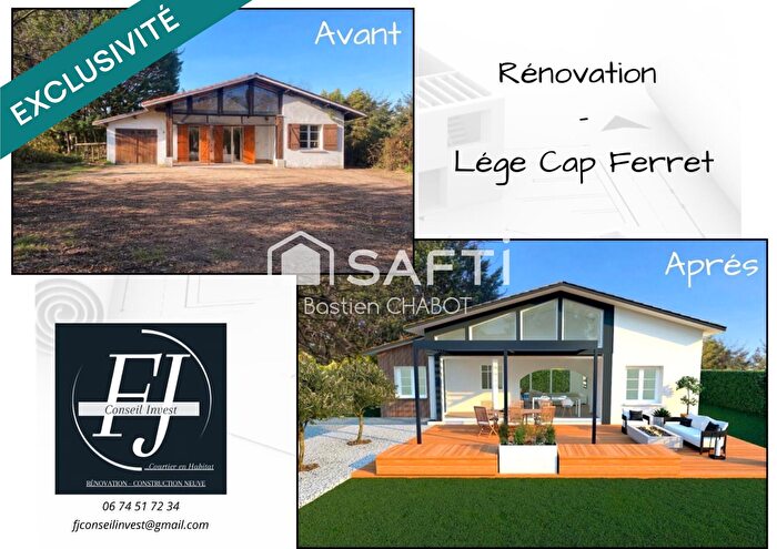 Maison à vendre - Lège-Cap-Ferret - 4 pièces - 2 chambres