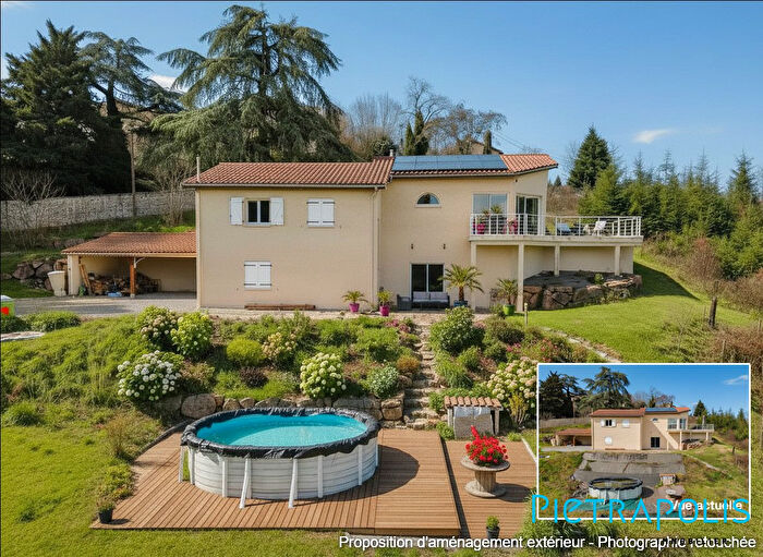 Maison à vendre - Pontcharra-sur-Turdine - 6 pièces - 4 chambres