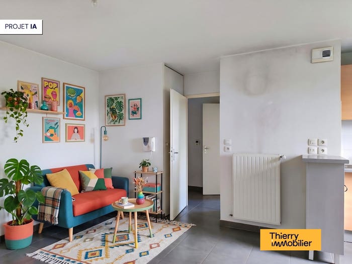 Appartement 2 pièces à vendre à Nantes, Longchamp, Rond-Point de Rennes, Perverie, Américains