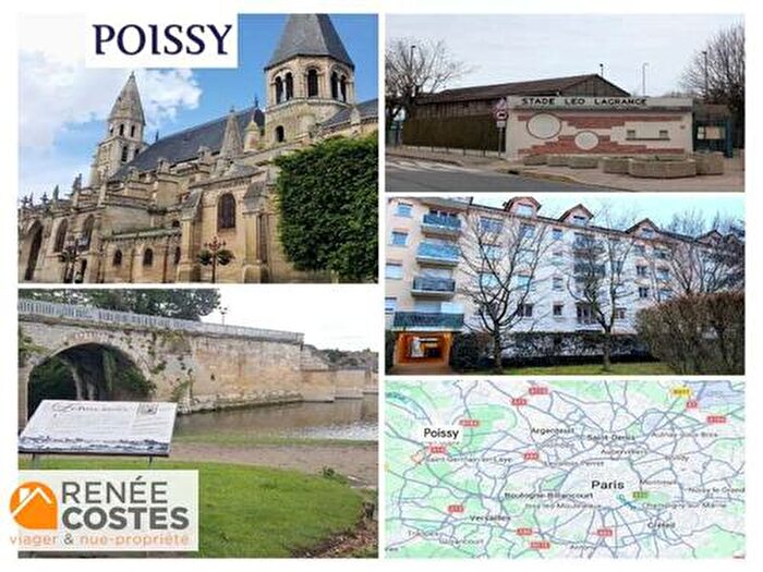 Appartement à vendre - Poissy, Saint-Exupéry - 3 pièces - 2 chambres