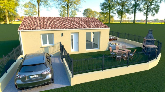 Maison 3 pièces à vendre à Gabian