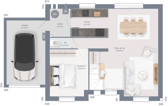 Maisons à vendre et appartements à louer - 3